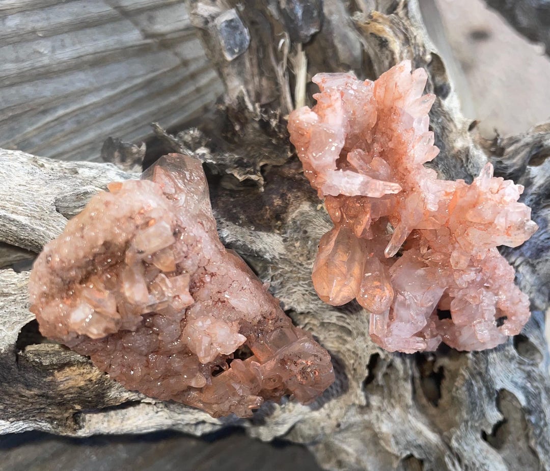 Himalayan Pink Quartz Clusters - Etsy