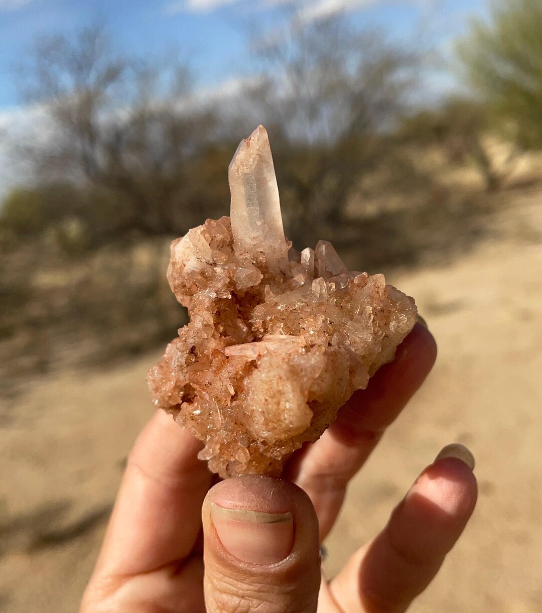 Himalayan Pink Quartz Clusters - Etsy
