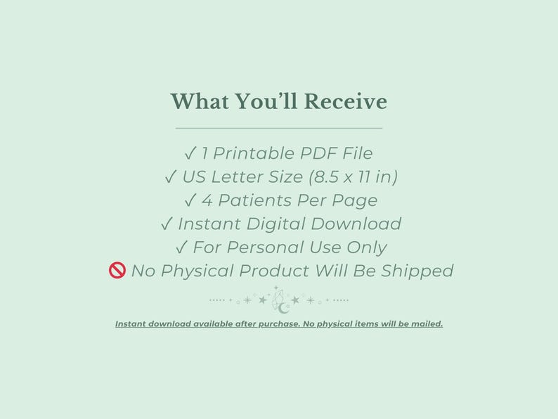 CNA PCT Report Sheet: 8 Patient Shift Organizer (printable PDF) - Etsy