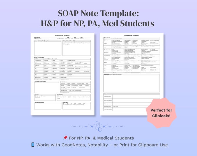 SOAP Note Guide and Real Example for Nurse Practitioners, Physician ...