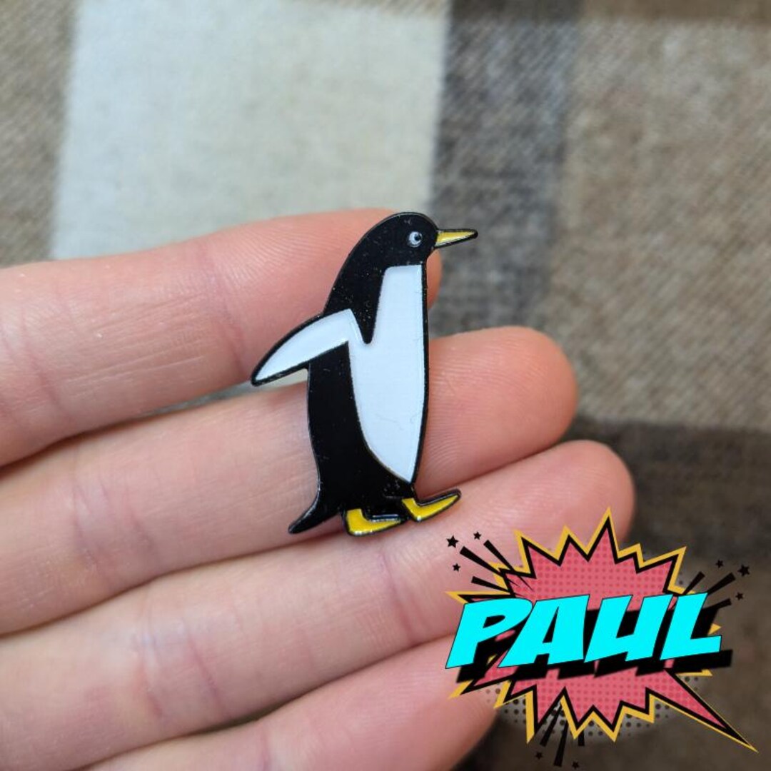 Paul the Penguin Enamel Pin - Etsy