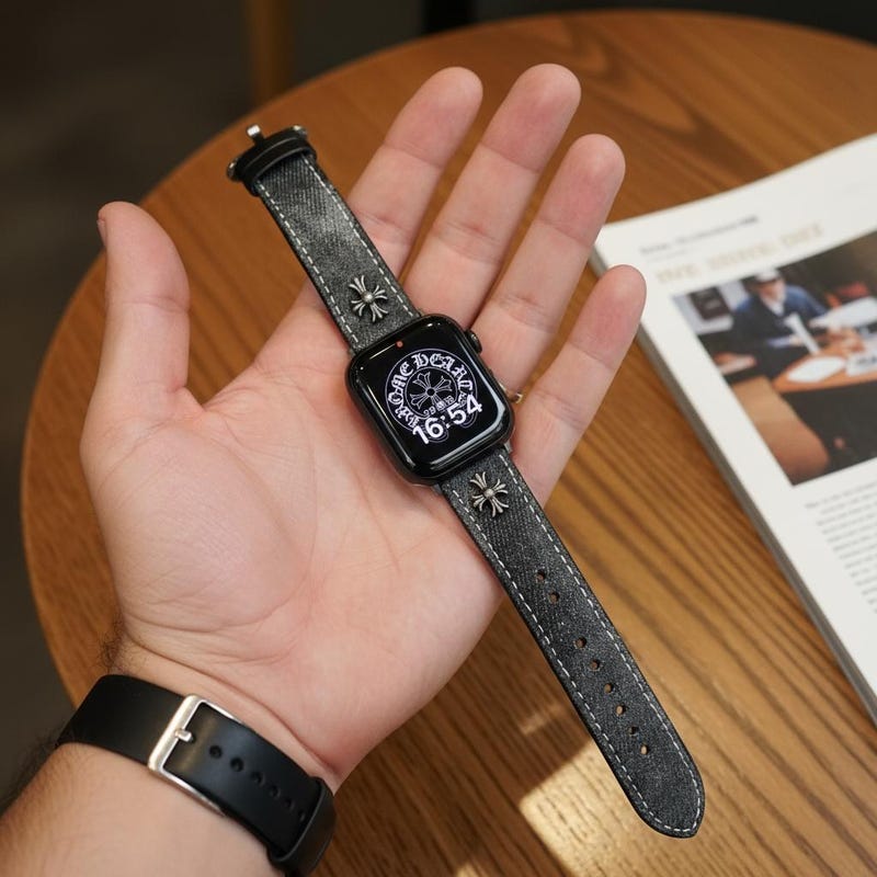 Chrome Apple Watch Strap - Etsy