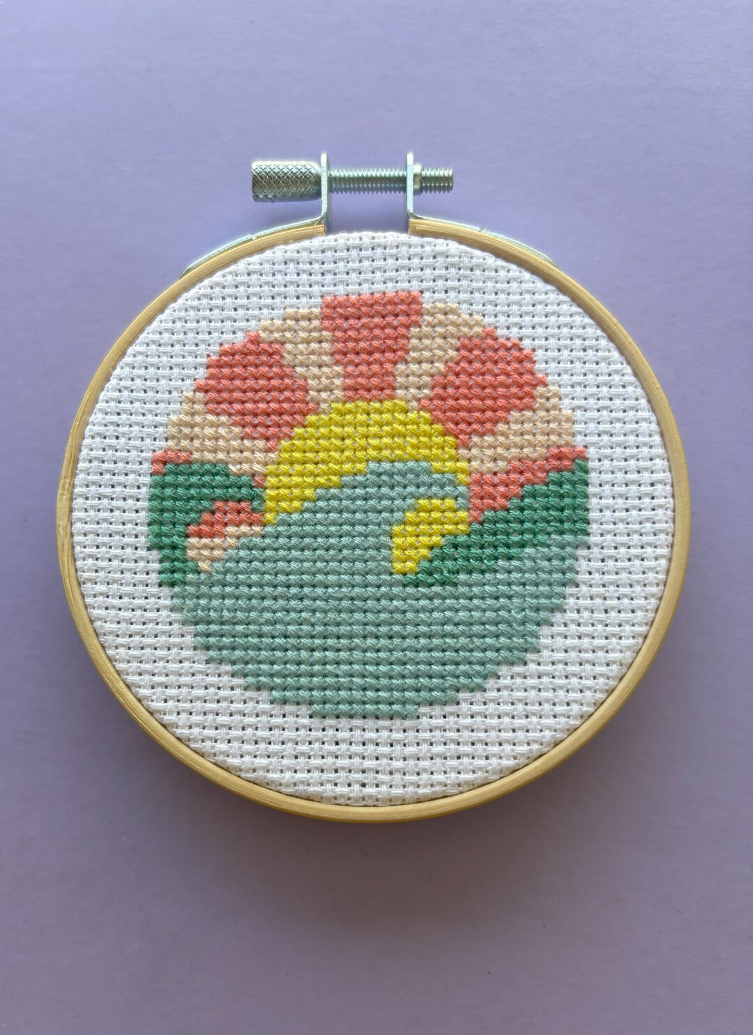 Sun Rays & Waves Mini Cross Stitch Pattern Digital Pattern - Etsy
