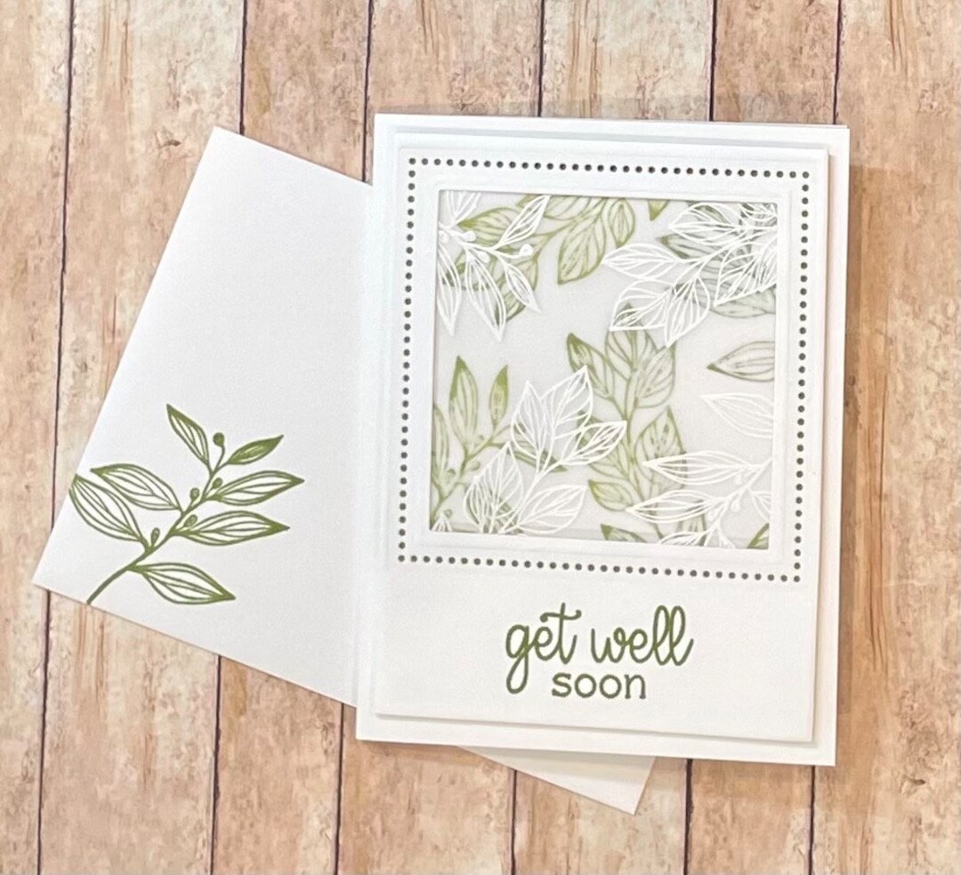 Handmade Get Well Card With Decorated Envelope, Get Well Card, Get Well ...