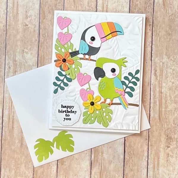 Happy Birthday Card Toucan - Etsy