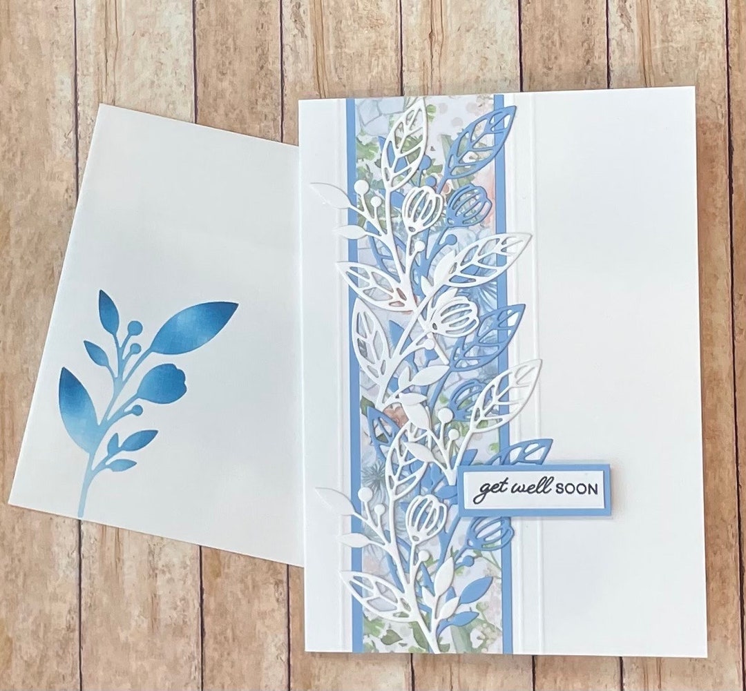 Handmade Get Well Card With Decorated Envelope, Get Well Card, Get Well ...