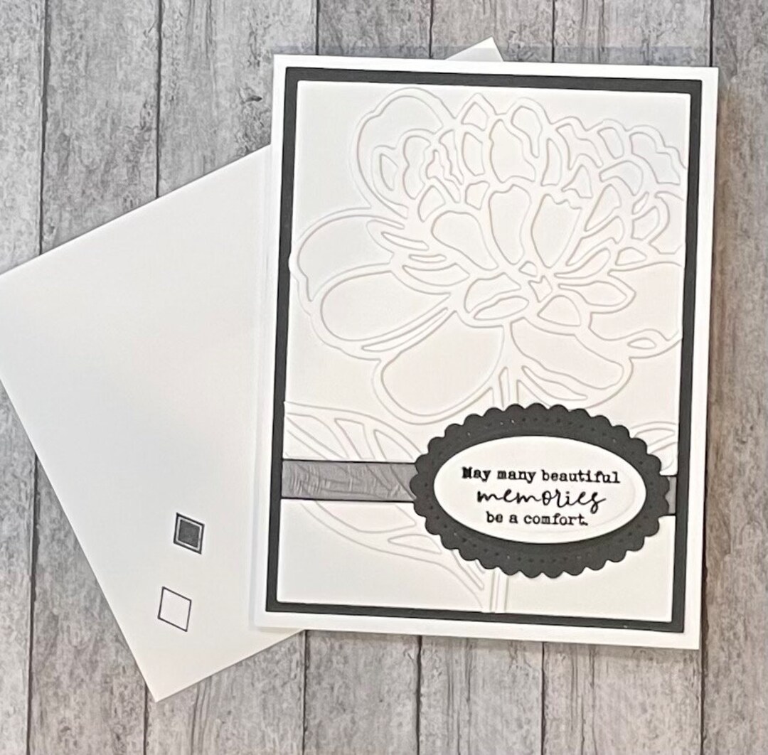 Handmade Sympathy Card With Decorated Envelope, Sympathy Card ...