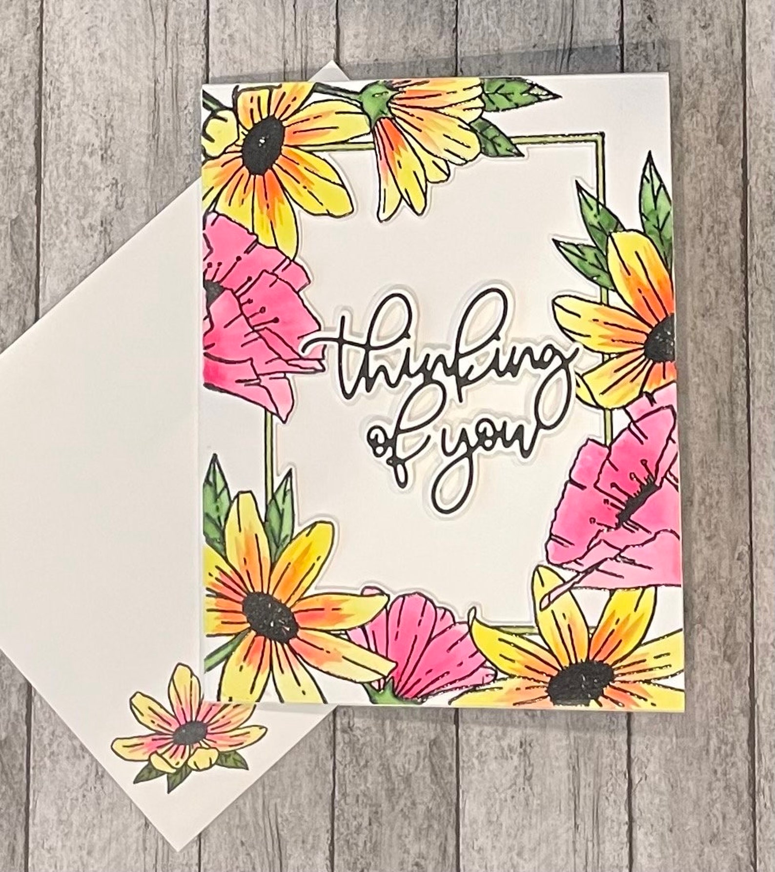 Handmade Get Well Card With Decorated Envelope, Get Well Card, Prayers ...