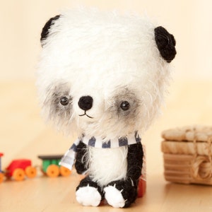 Panda Bear Softie Toy / Stuffed Animal Bear Made to Order - Etsy