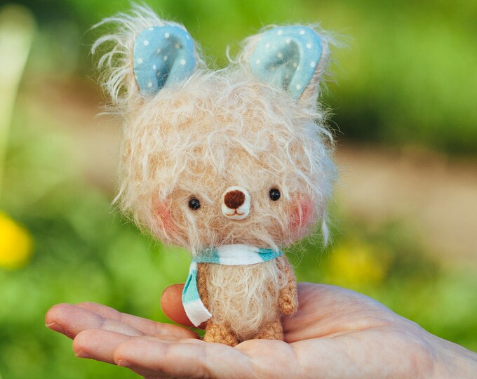 Plushie Bear Softie Toy / Miniature Amigurumi Plushie Blythe - Etsy