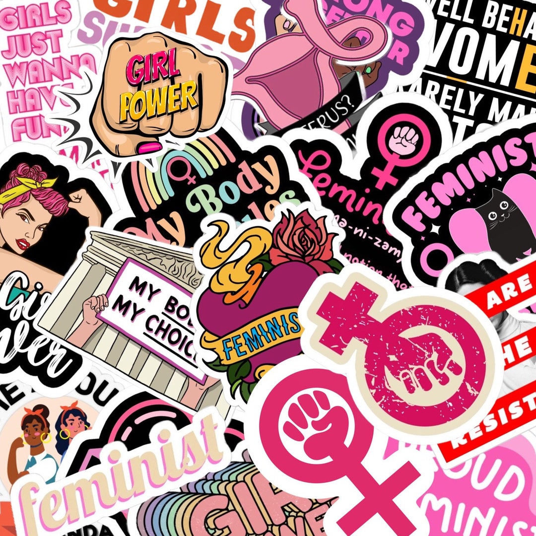 Feminism Stickers 20 Piece Sticker Set Feminist Stickers Waterproof ...