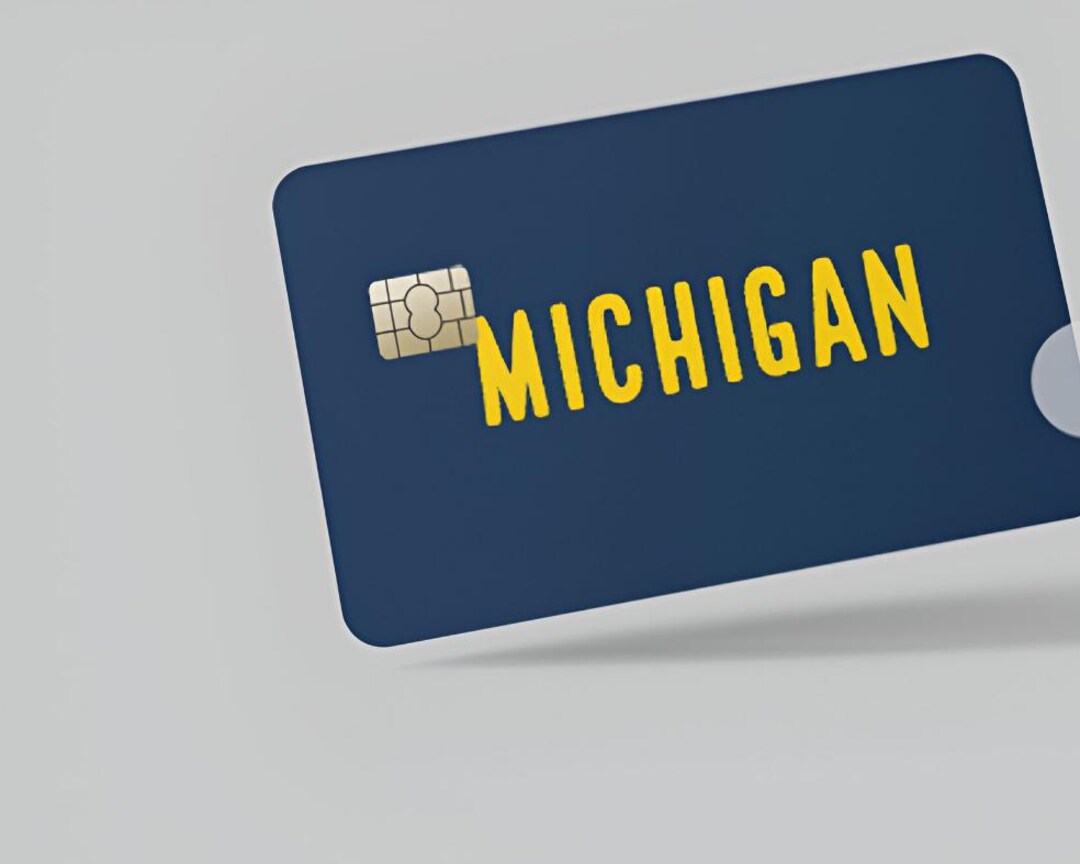 Michigan Sticker Skin Debit/credit Card Sticker Skin Bank Card Skin - Etsy