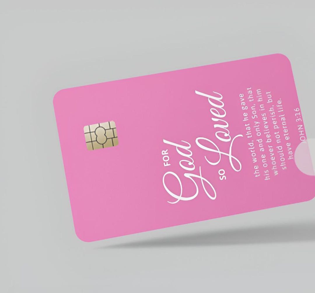 Jesus Sticker Card Skin Salvation Bank Card Skin Christianity Debit ...