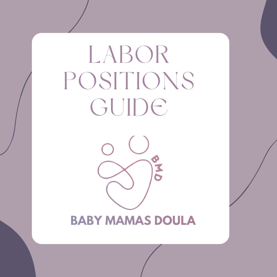 Printable Holistic Labor Positions Guide - Etsy