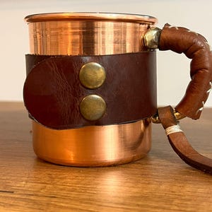 Engraved Leather Coffee Cups,leather Mugs, Camping Mug,travel Mug ...