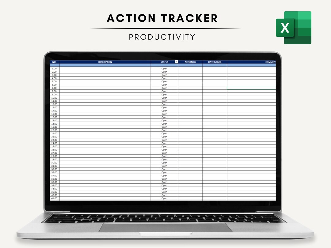 Task Tracker Template | to Do Template | Project Management | Microsoft ...