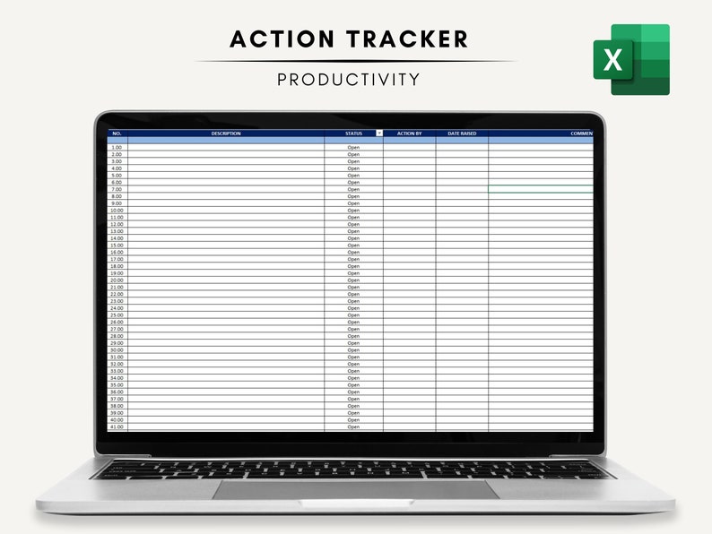 Task Tracker Template to Do Template Project Management Microsoft Excel ...