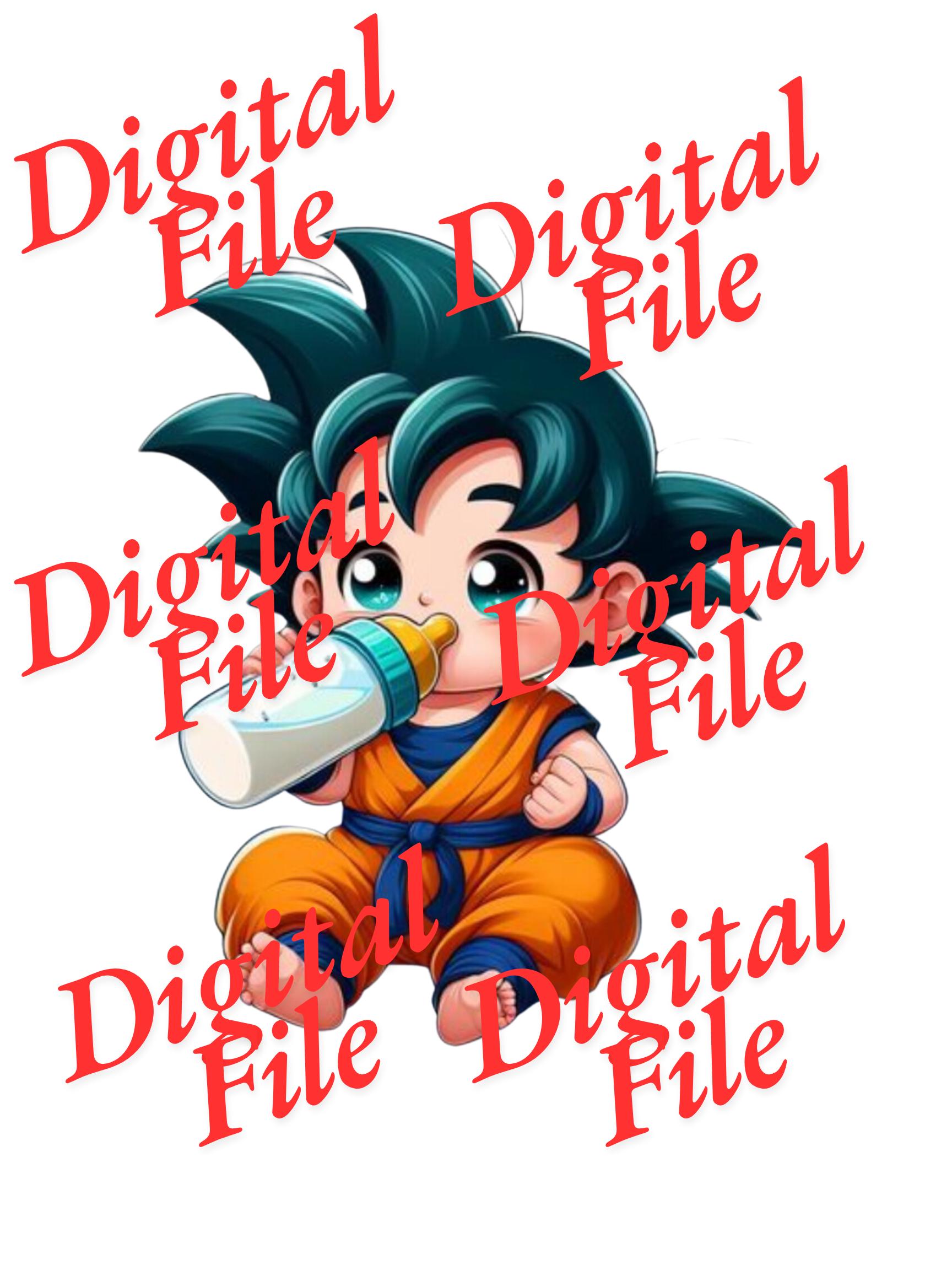 Baby Goku Png, Son Goku Png, Baby Goku Digital File, Son Goku Download ...