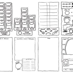 The Pocket Campaign Journal Printout (w/spell Book) - Dnd 5e Mini ...