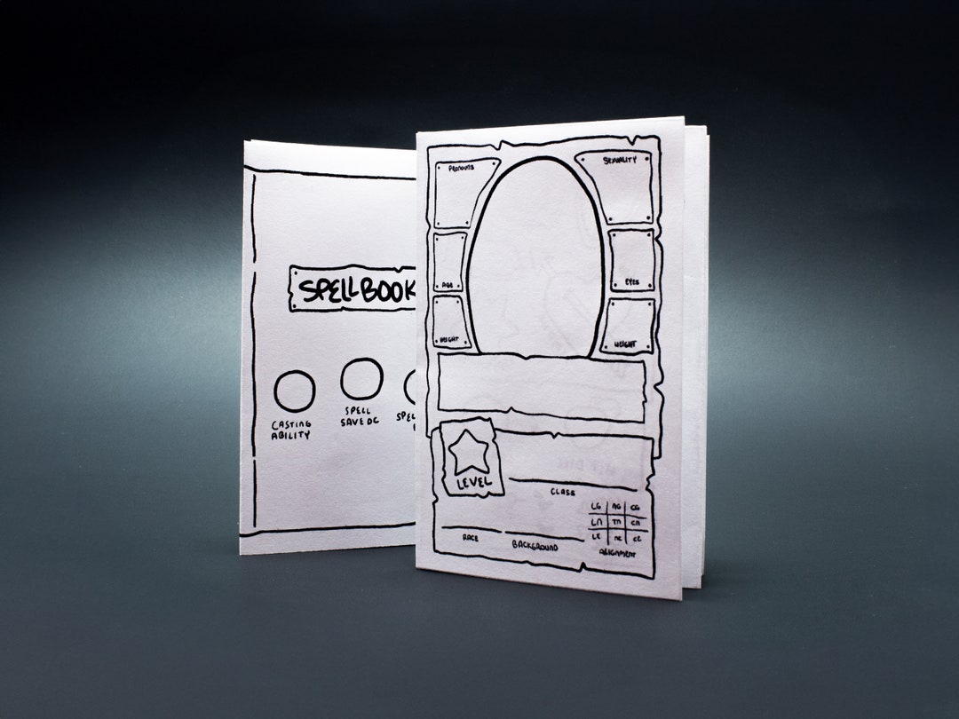 The Pocket Campaign Journal Printout (w/spell Book) - Dnd 5e Mini ...