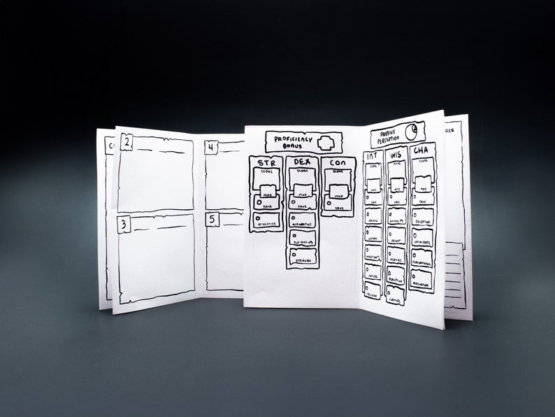 The Pocket Campaign Journal Printout (w/spell Book) - Dnd 5e Mini ...