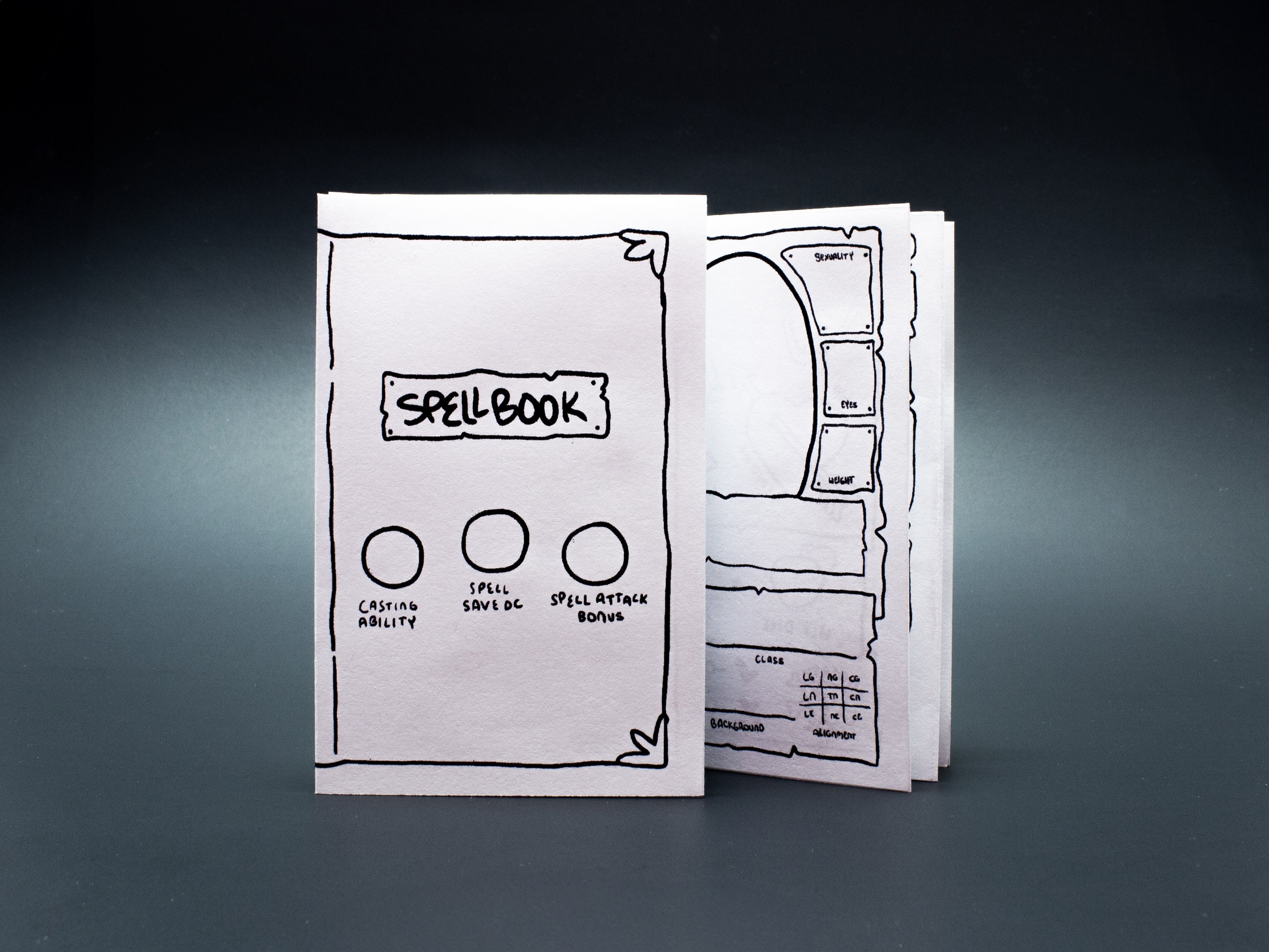 The Pocket Campaign Journal Printout (w/spell Book) - Dnd 5e Mini ...