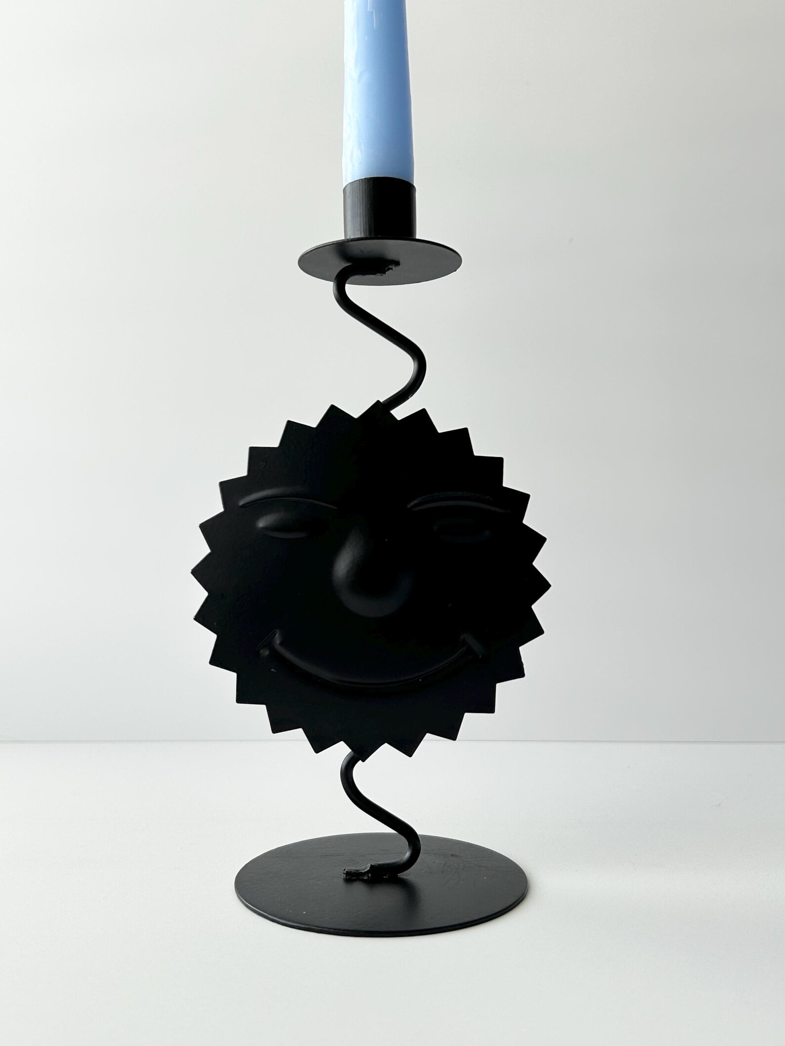 Celestial Sun Face Candlestick, Vintage 1990s Y2K Celestial Sun Candle ...