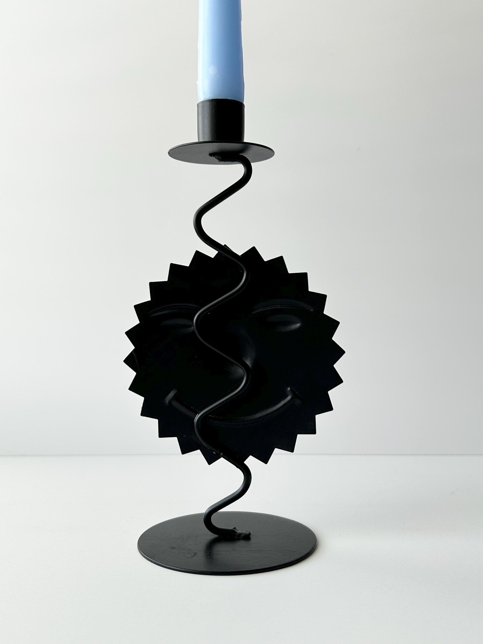 Celestial Sun Face Candlestick, Vintage 1990s Y2K Celestial Sun Candle ...