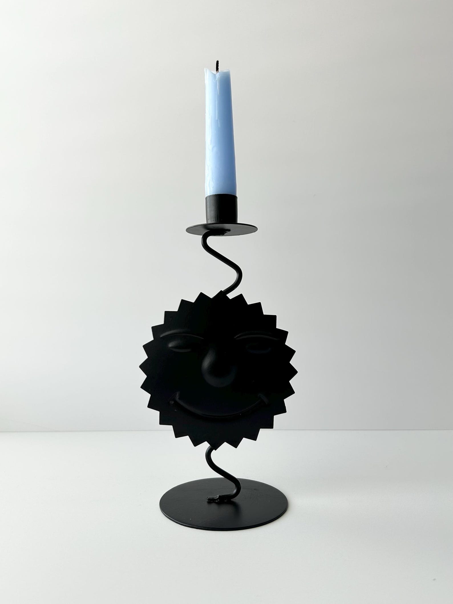 Celestial Sun Face Candlestick, Vintage 1990s Y2K Celestial Sun Candle ...