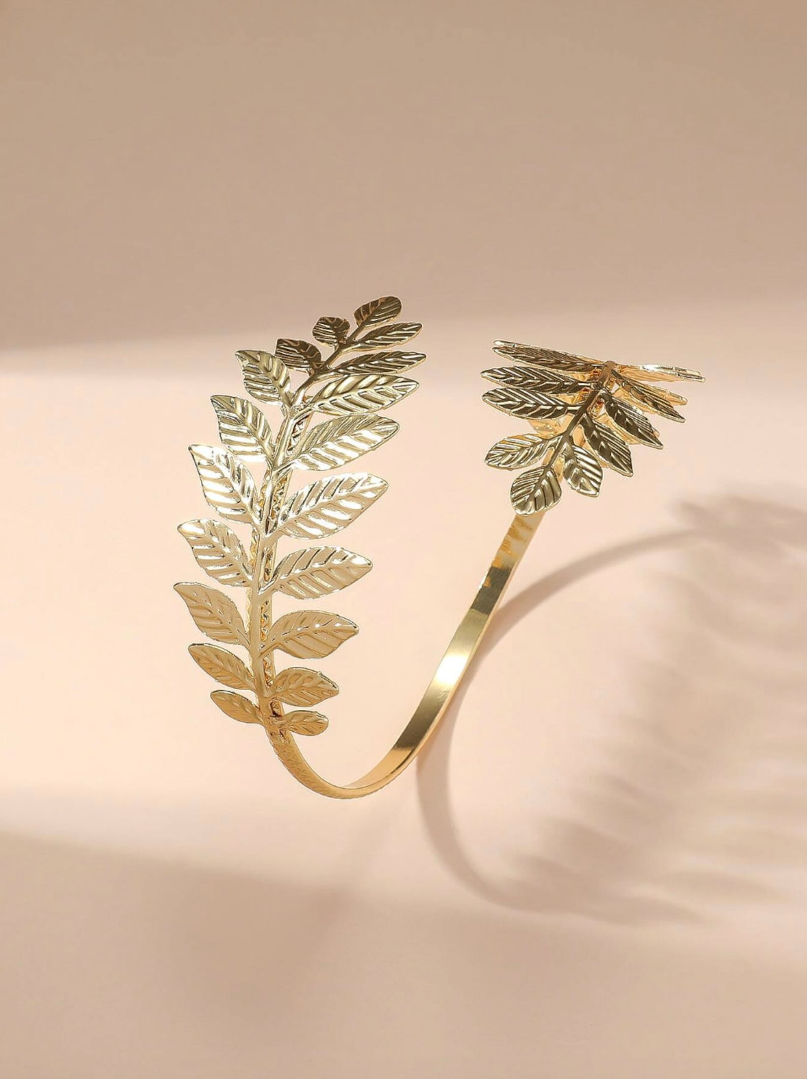 Gold/silver Leaf Arm Bracelet, Upper Arm Cuff Bracelet, Gold Arm Band ...