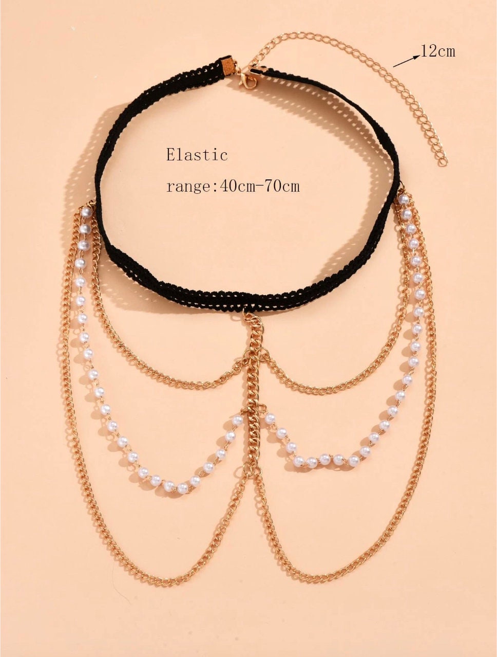 Pearl Layered Leg Chain, Body Chain, Leg Chain Multi-layer Bohemian ...