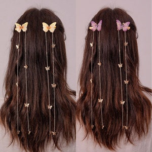 Butterfly Hair Clip - Etsy