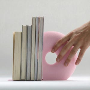 Colorful Bookends | Office Shelf Decoration and Book Organizer for ...