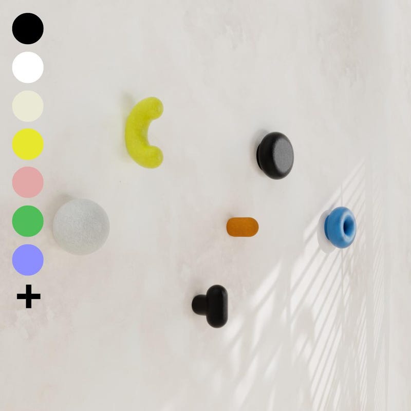 Colorful Wall Hooks - Etsy