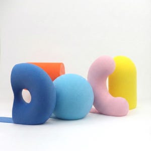 Colorful Bookends | Office Shelf Decoration and Book Organizer for ...