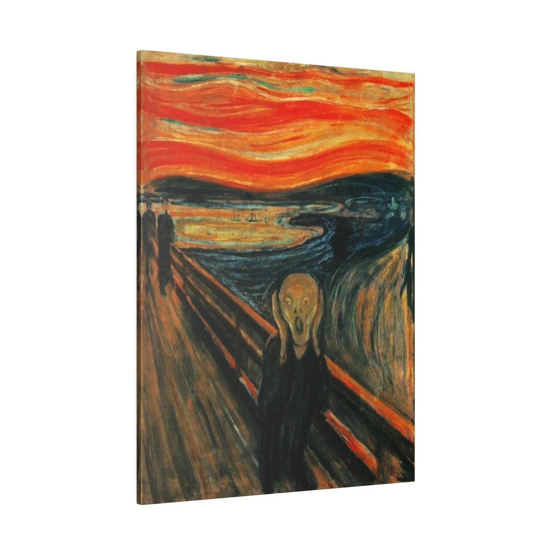 Canvas the Scream Edvard Munch Painting Art Wall Toile Print Artwork ...