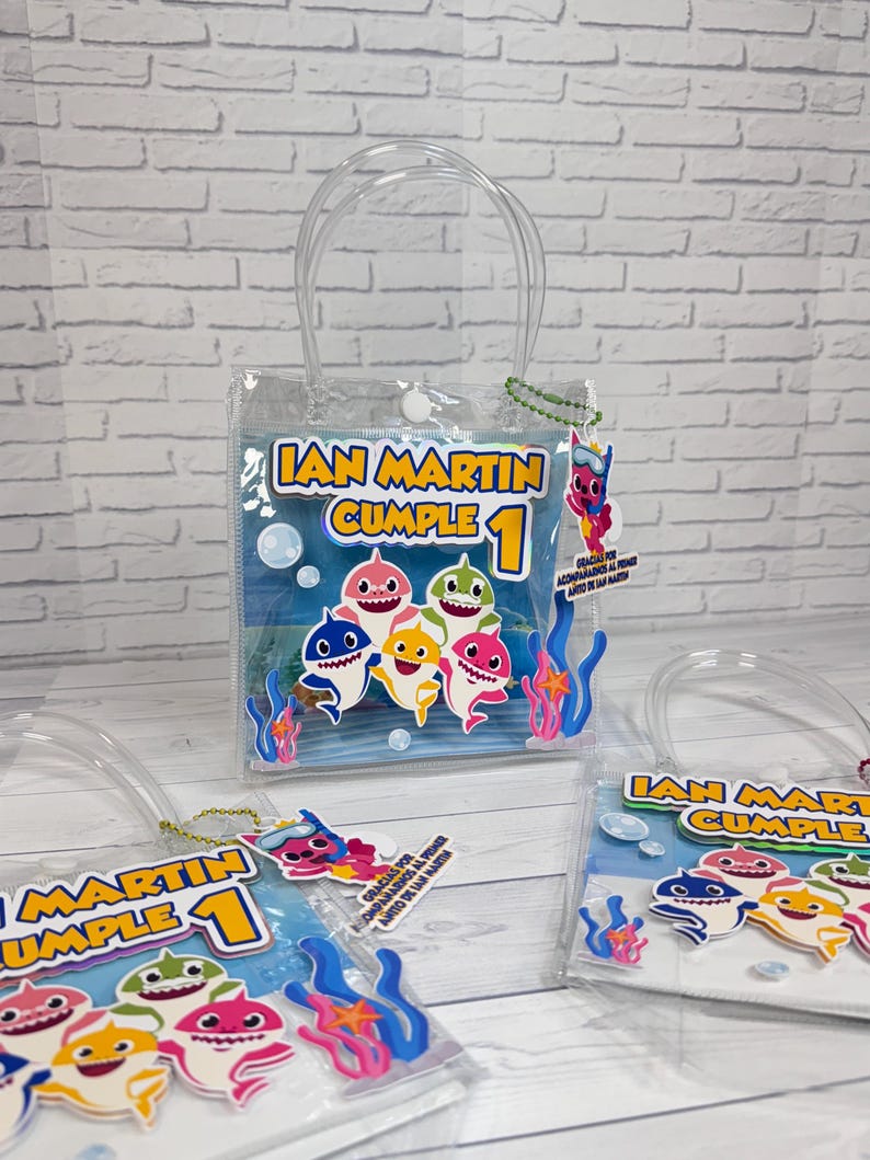 Shark Goodie Bags | Baby Shark | Party Favors | Under the Sea Party ...