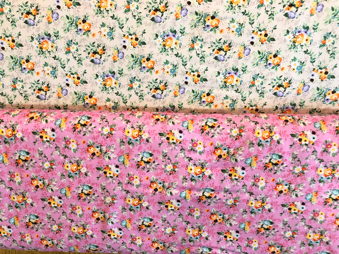 Minis Spaced Floral - From Oasis - Half Yard Set - 2 Pieces - 8.95 ...