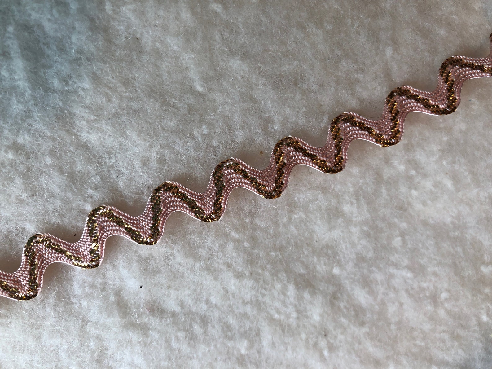 Vintage Rayon Ric Rac - Pink - 5 Yards - 10.00 Dollars - Etsy