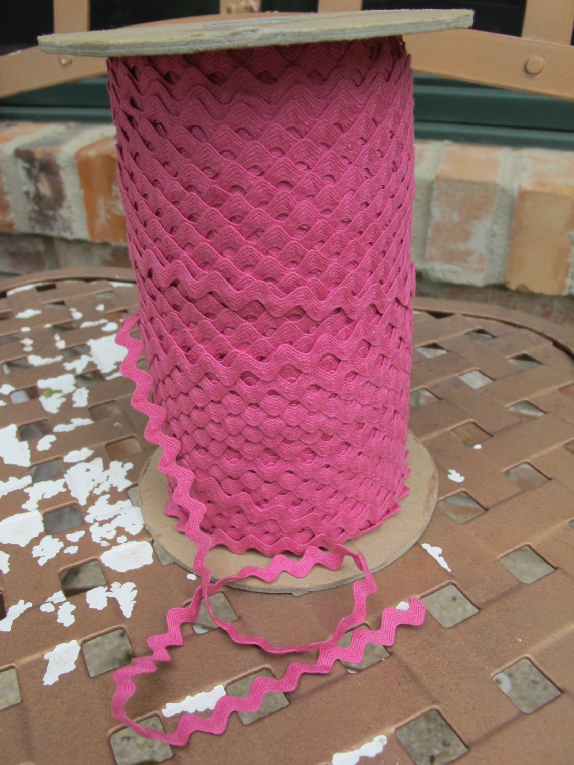 Vintage Cotton Ric Rac Light Fucia 3/8 Inch 5 Yards 6 Dollars - Etsy