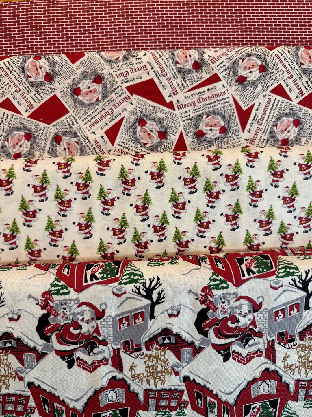 Santa's Coming to Town - From Henry Glass - by Stacy West - 4 Piece ...