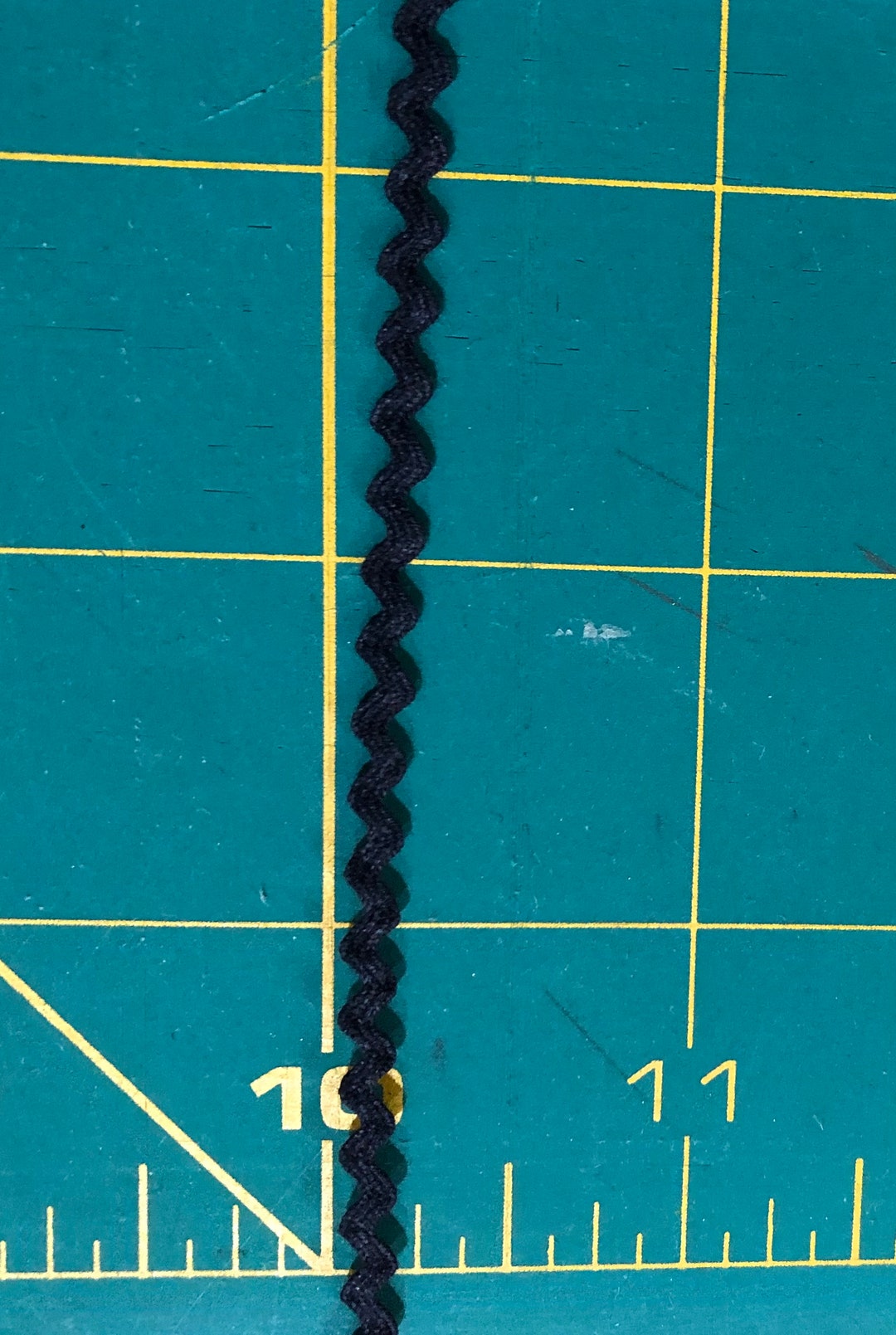 Vintage Cotton Ric Rac - Black - Slightly Less Than 1/4 Inch - 5 Yards ...