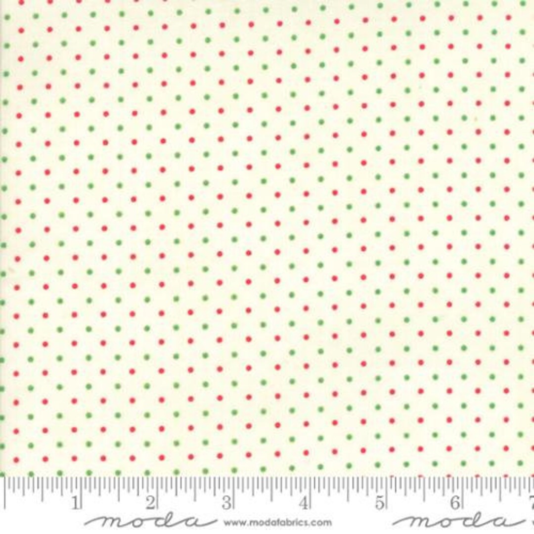 Essentially Yours - Fabric From Moda - Dots on Cream (8654-138) - One ...