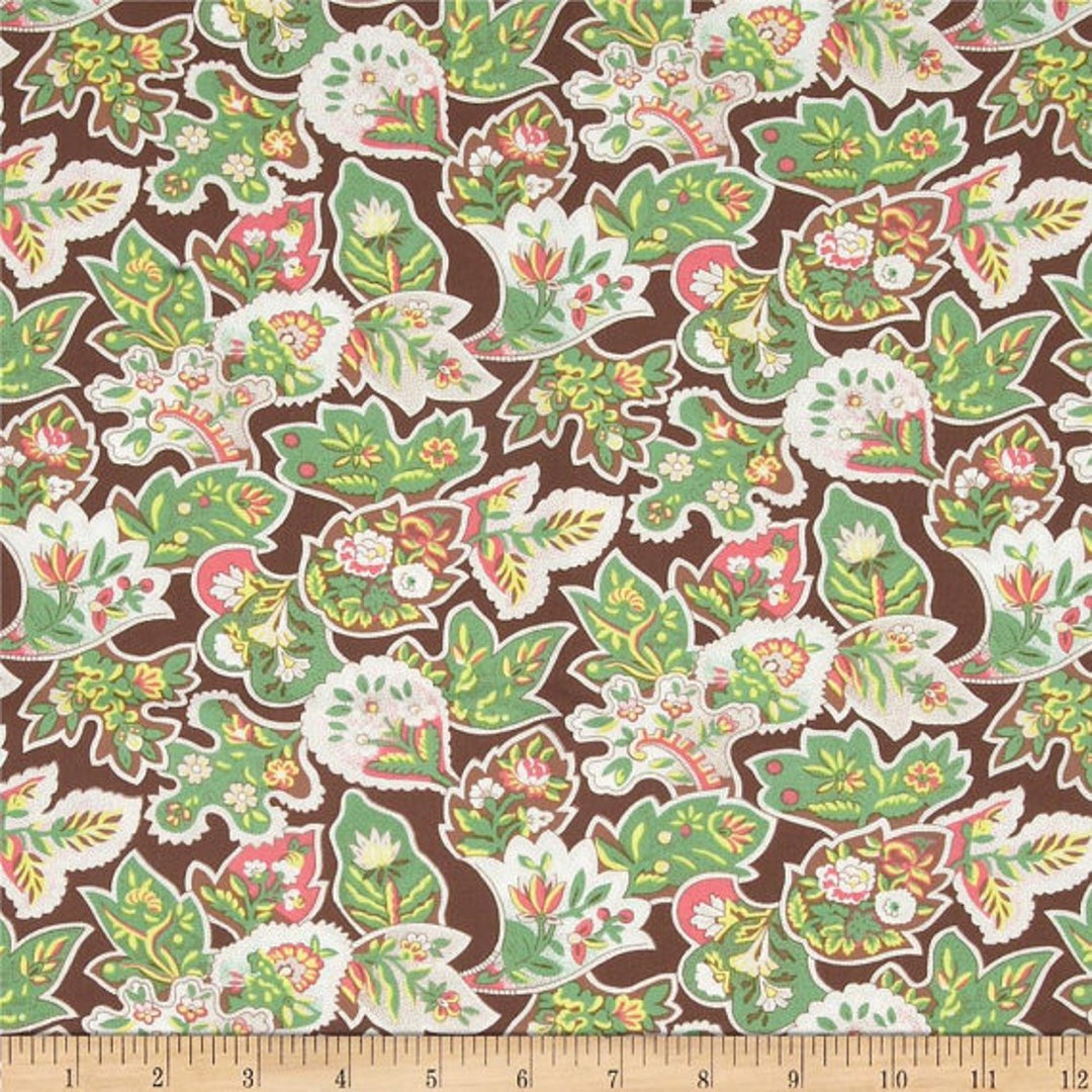 SALE - Schnappschuss - Vintage Paisley - Von Verna Moschera -Sepia ...