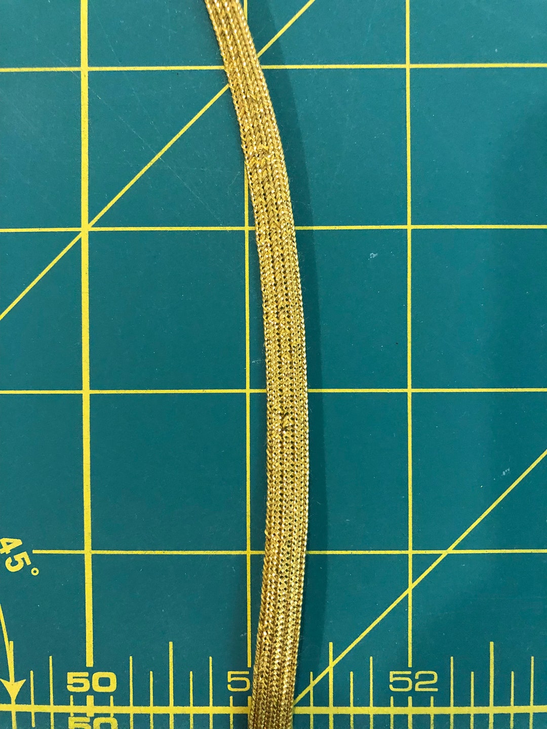 Synthetic Gold Braid - 1/4 Inch - 5 Yards - 8.00 Dollars - Etsy