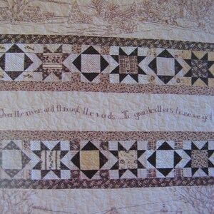 Over the River and Through the Woods Embroidery and Quilt Pattern by ...