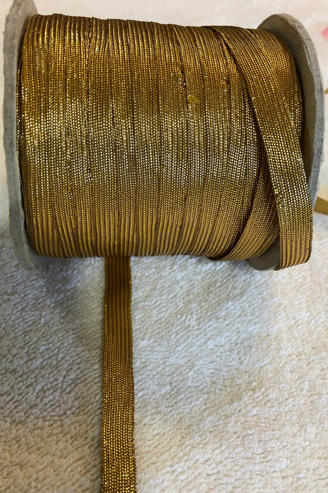 Synthetic Gold Braid - 3/8 Inch - 5 Yards - 8.00 Dollars - Etsy