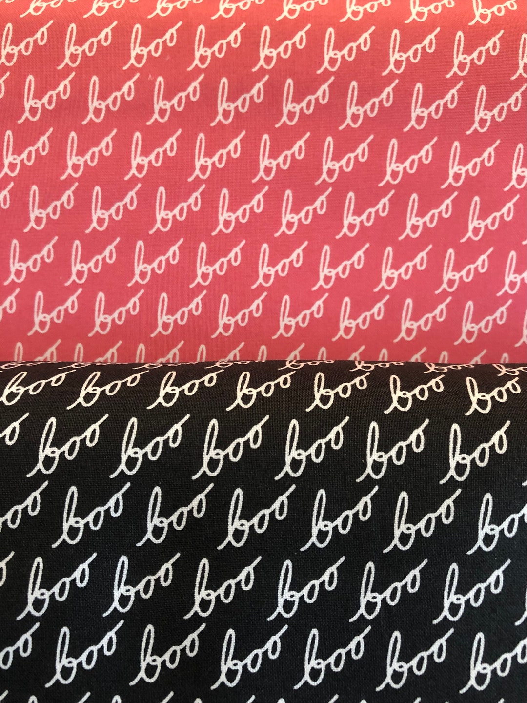 Hey Boo - From Leela Boutique - Fabric for Moda - 1/2 Yard Set - 2 ...