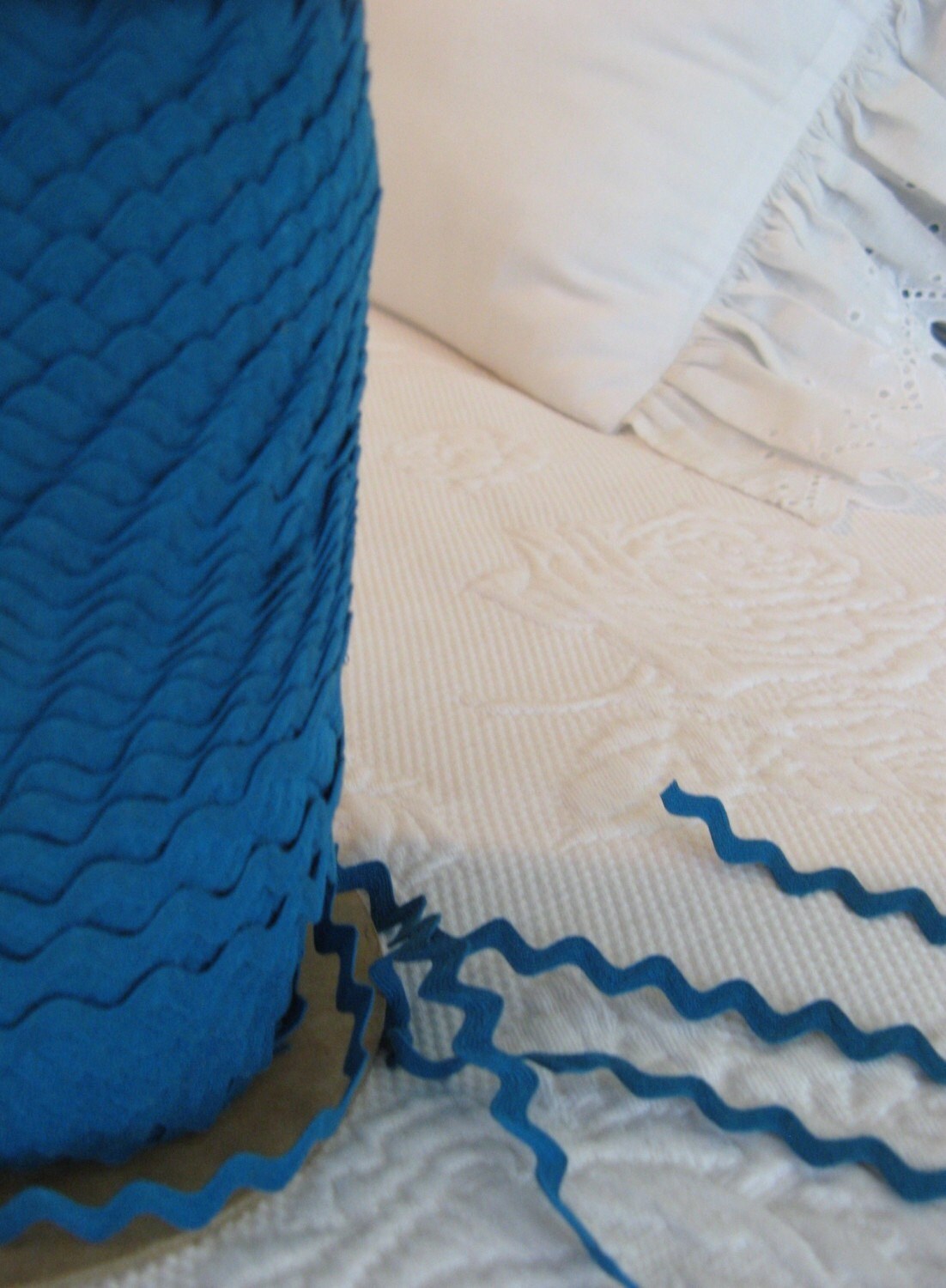 Vintage Cotton Ric Rac Cadet Blue 5 Yards 6.00 Dollars - Etsy