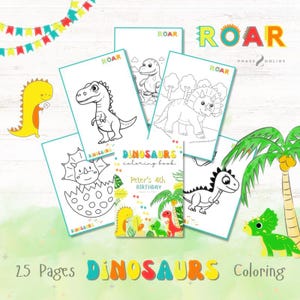 Dinosaur Party Bundle - Digital Download & Editable - Etsy